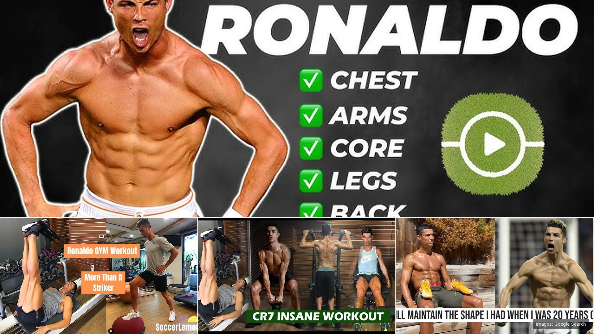 CR7 Strength Training Program: Build Muscle Like Ronaldo | UR. Cristiano FC